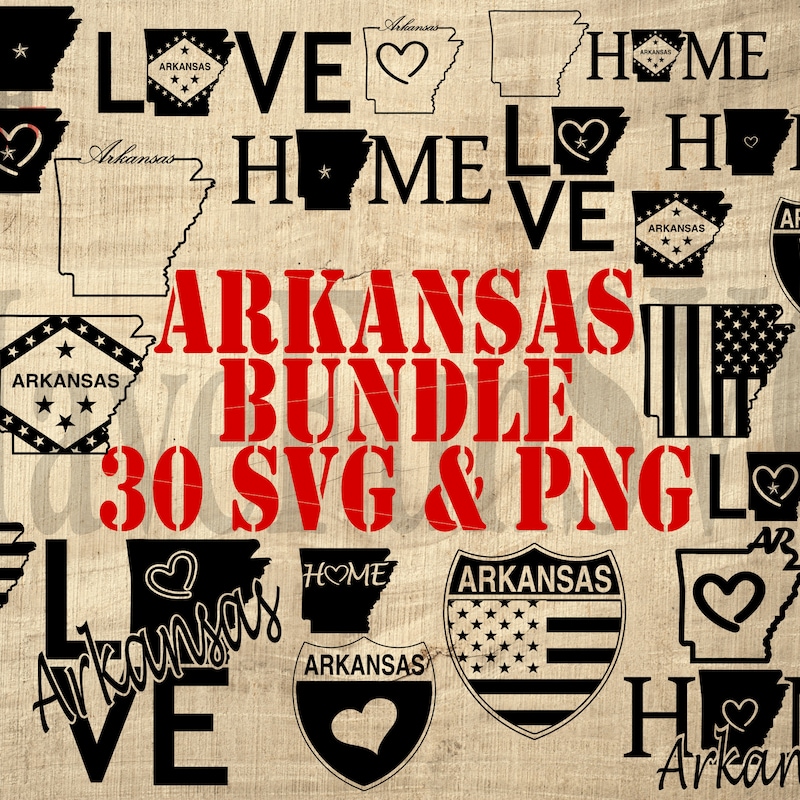 Arkansas Silhouette Svg Files - Etsy