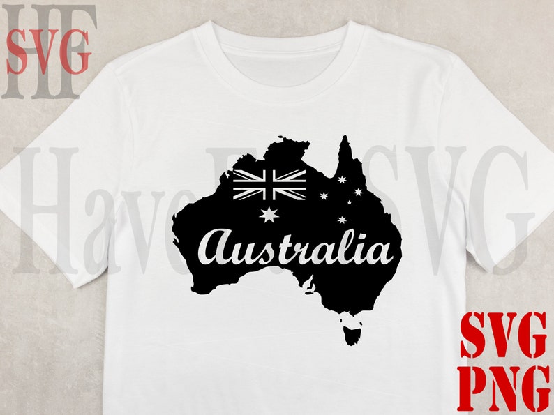 Australia SVG PNG Vector Digital Download Files Bundle Shirt Design ...