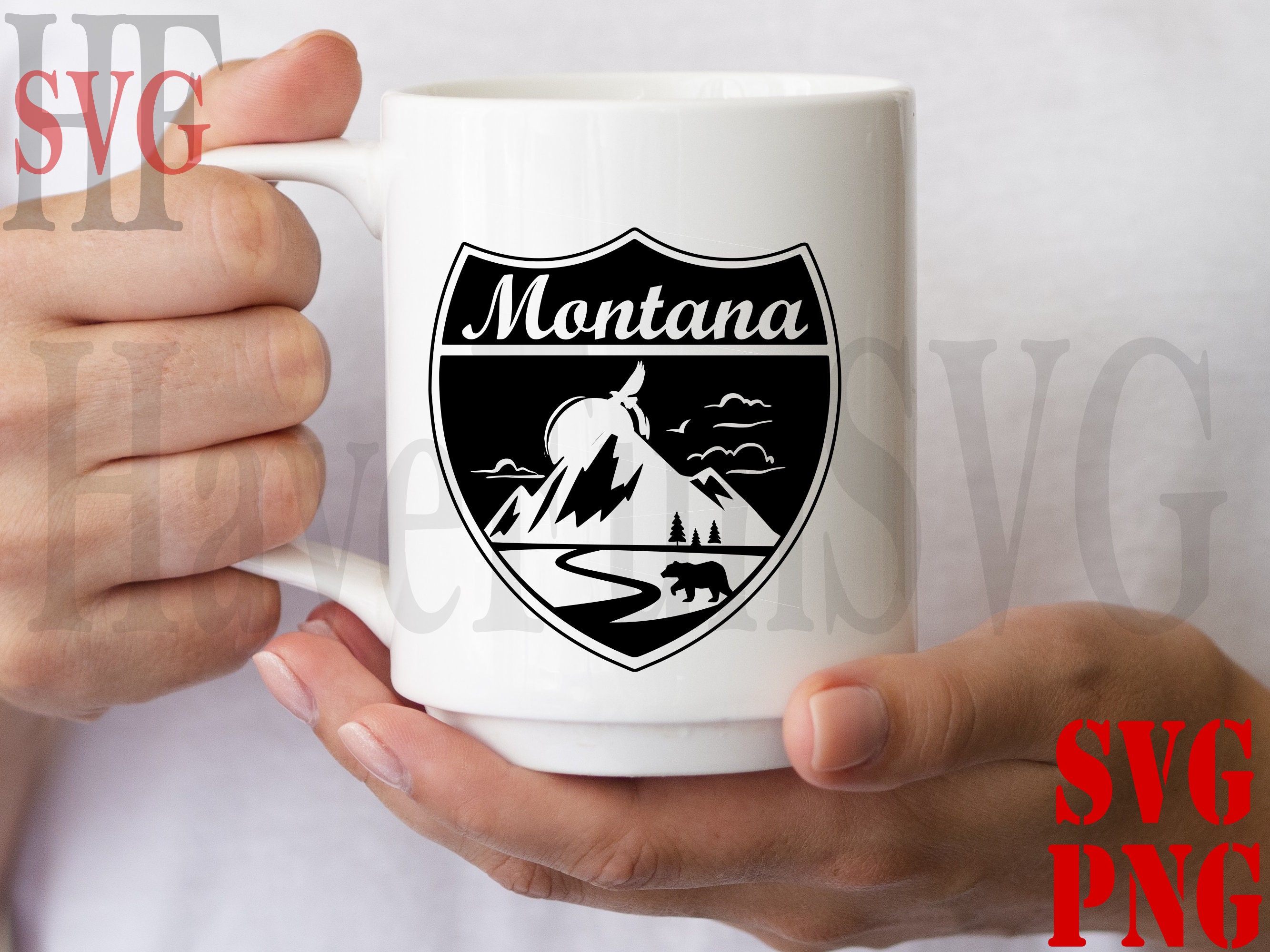 Montana USA State 10 SVG PNG Instant Download Digital Files Bundle Cut ...