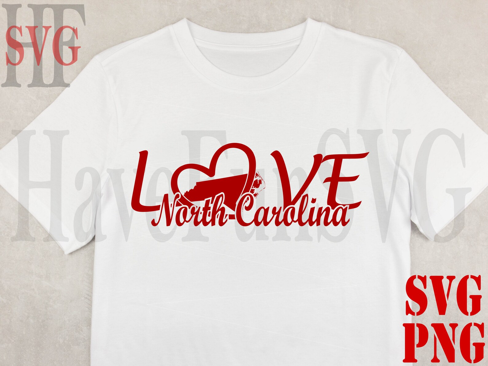 North Carolina State Design Shirt Mug SVG PNG NC Digital - Etsy