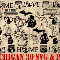 Michigan Svg - Etsy