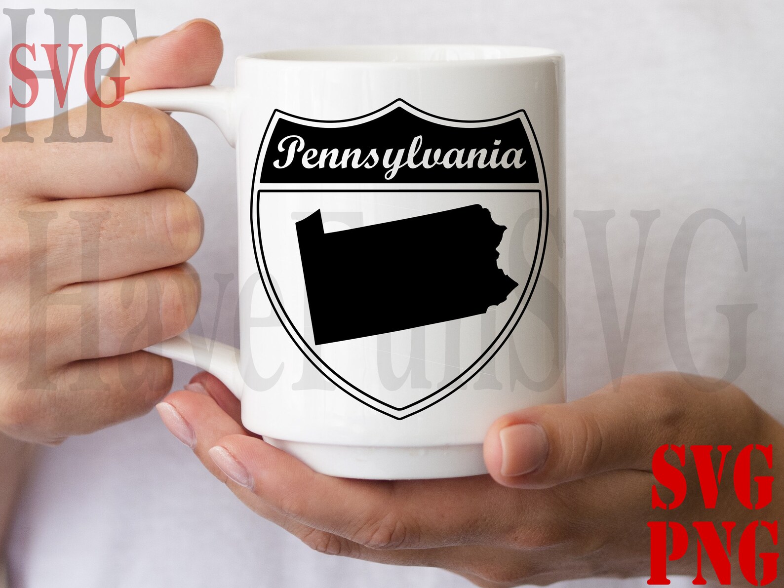 Pennsylvania State Digital Design 10 SVG PNG Vector Files Bundle ...