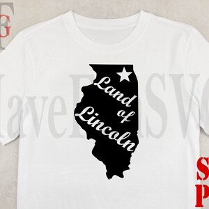 Illinois State USA SVG PNG Instant Download Files Bundle | Etsy