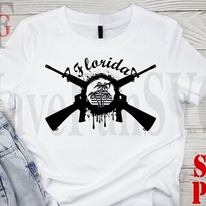 Shirt Design Gift Florida Gun Guns SVG PNG Digital Download - Etsy
