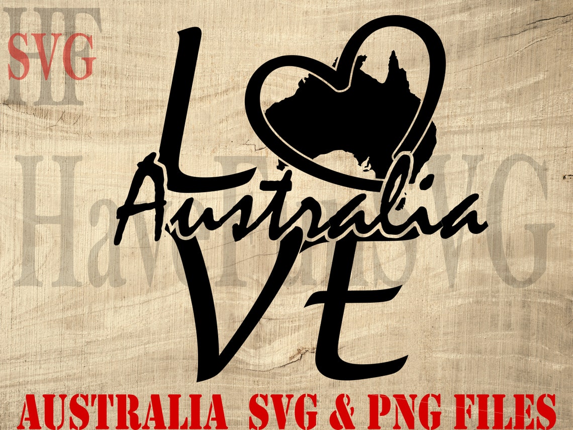 Australia SVG PNG Vector Digital Download Files Shirt Design - Etsy
