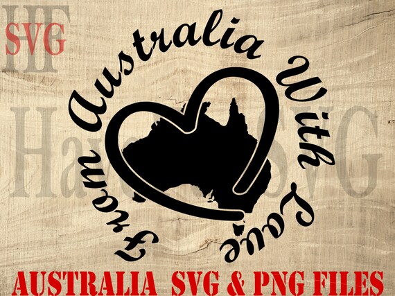 Australia SVG PNG Vector Digital Download Files Shirt Design - Etsy