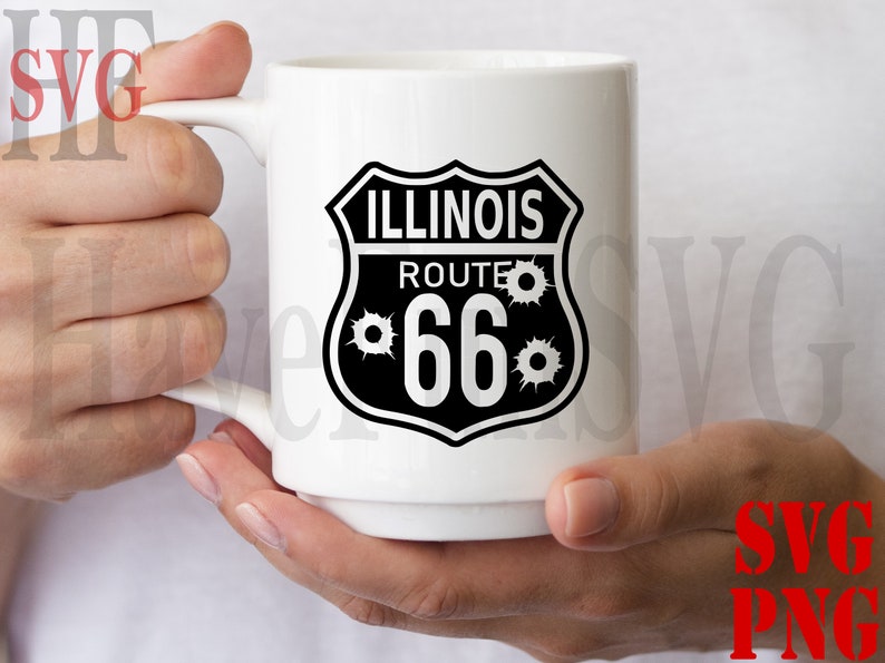 Illinois State Map: USA Vector SVG PNG Clipart Bundle (digital Download ...
