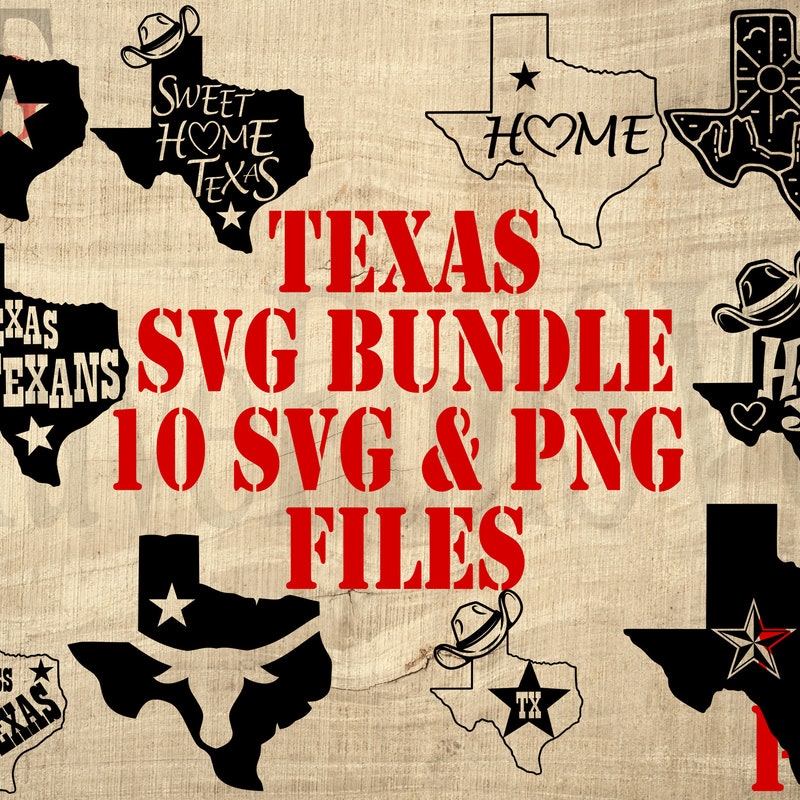 Texas Svg File - Etsy