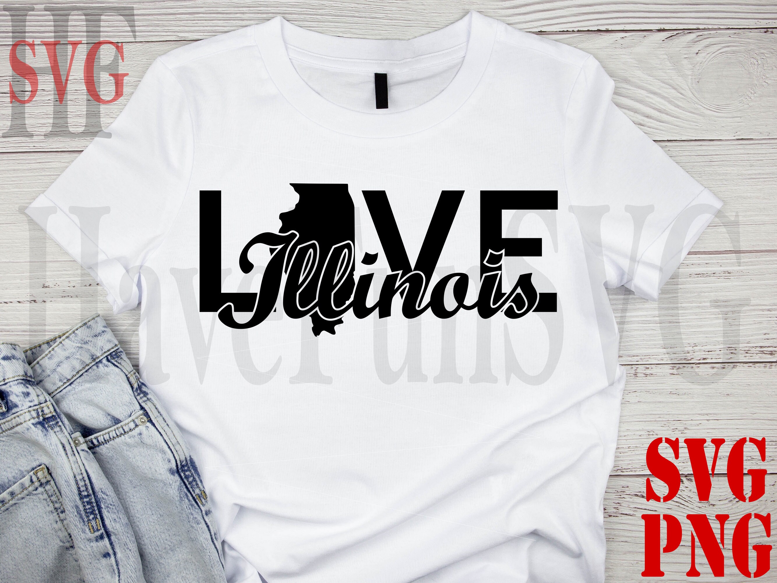 Illinois State USA 10 SVG PNG Instant Download Files Bundle Cricut ...