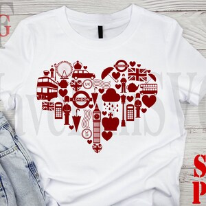 United Kingdom 30 SVG PNG Instant Download Files Bundle England Great ...