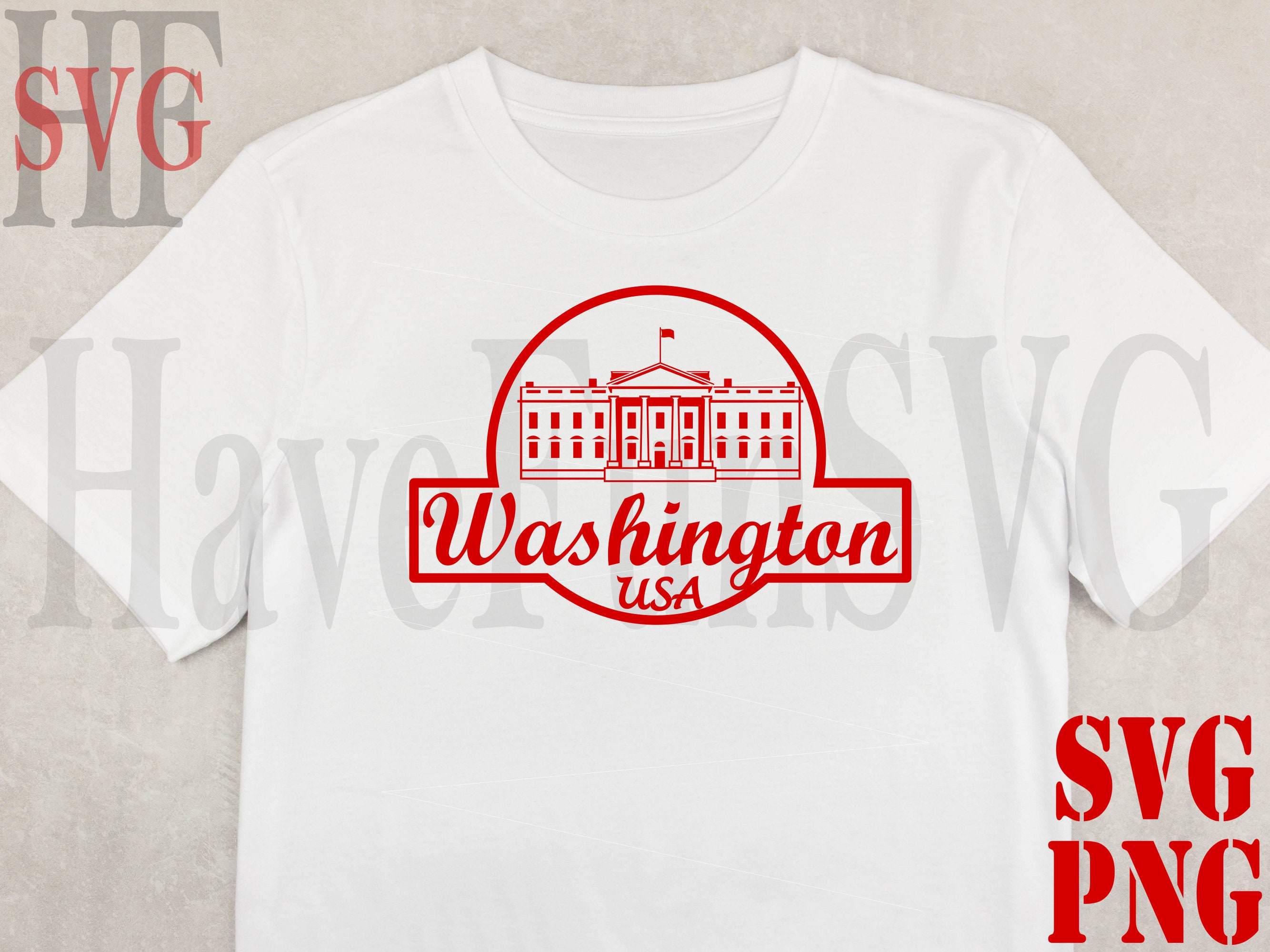 Washington DC City Digital Files Instant Download Bundle Vector SVG PNG ...