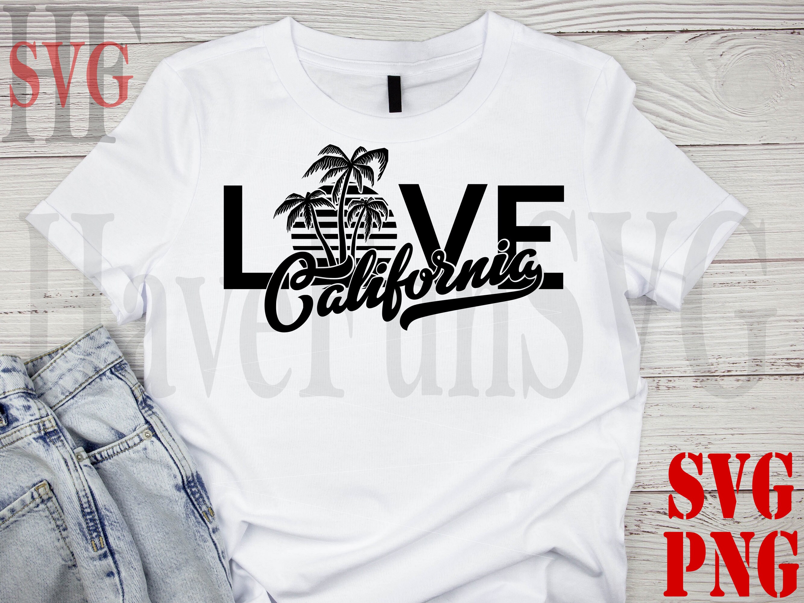 Love California State Style Clipart Logo 4 Svg Png Instant Download ...