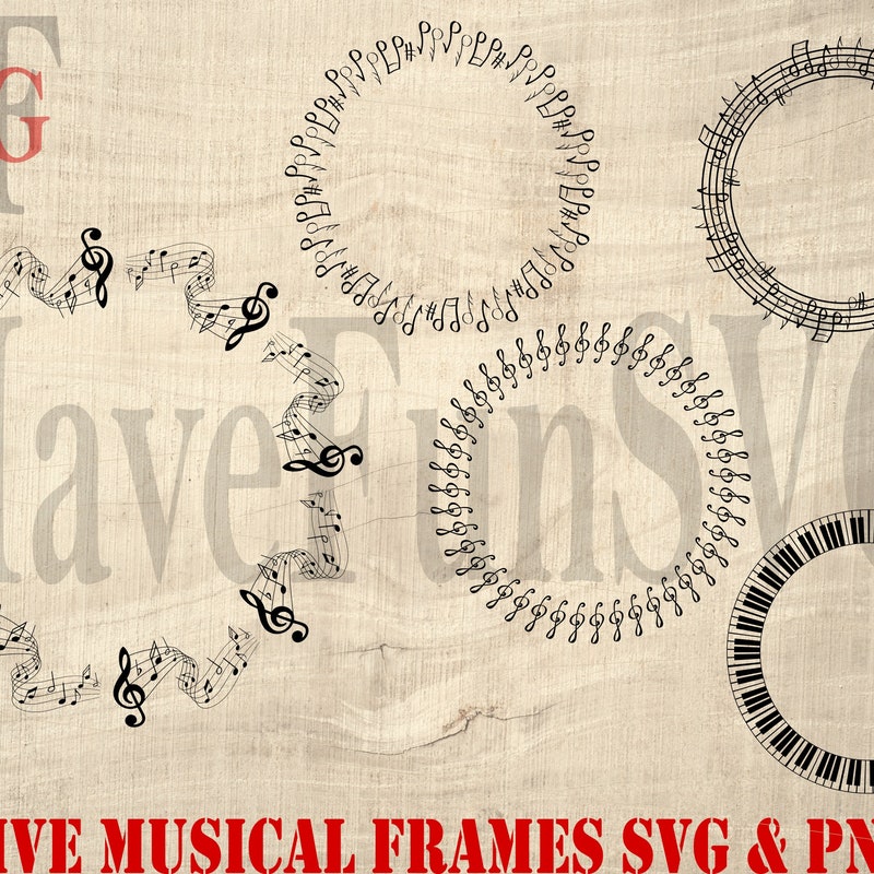 Musical Staff Svg - Etsy