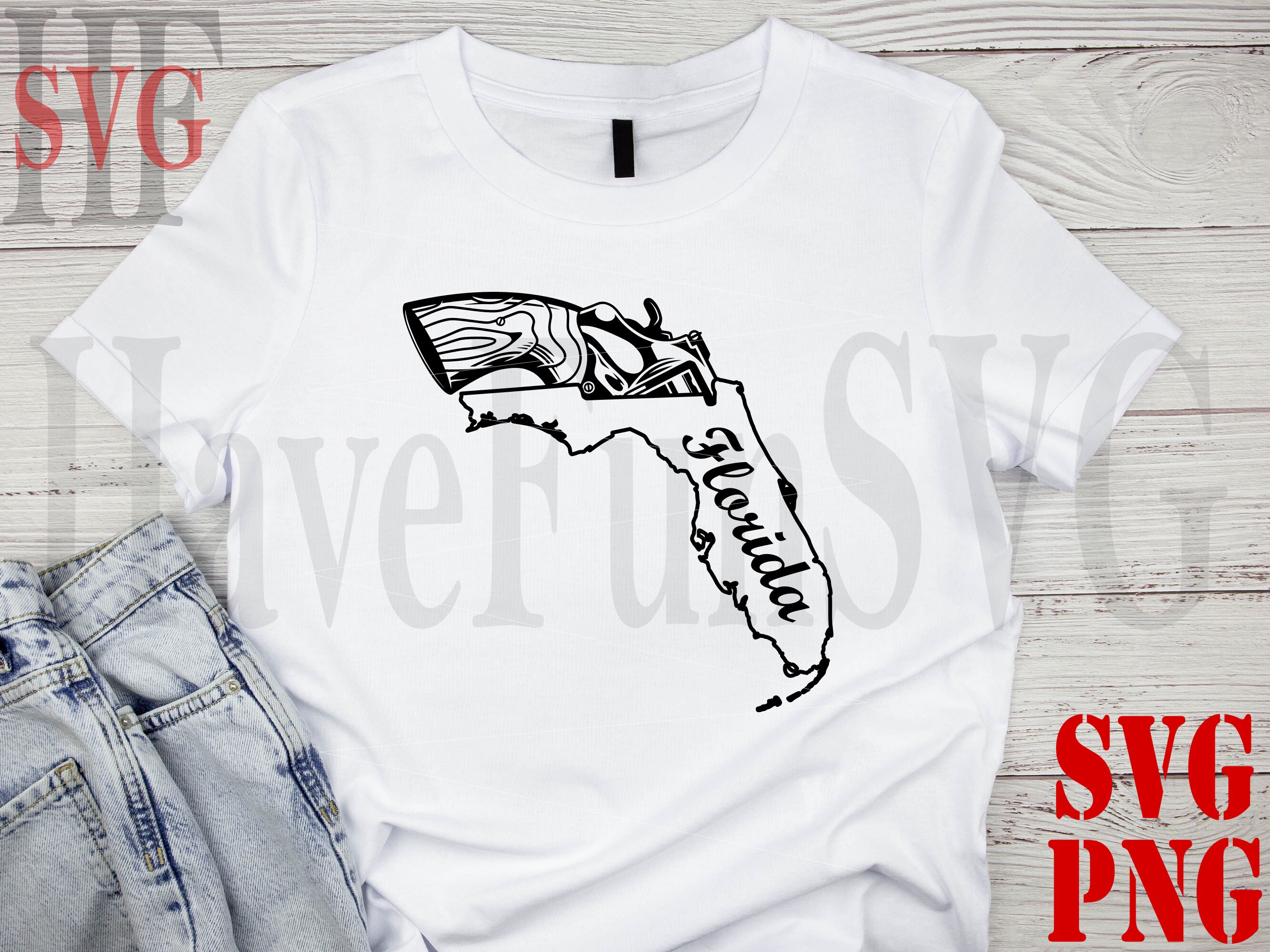 Shirt Design Gift Florida Gun Guns SVG PNG Digital Download - Etsy