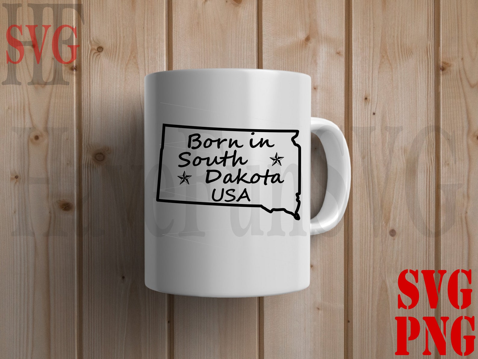 SVG PNG Files Bundle South Dakota State Digital Design Instant Download ...
