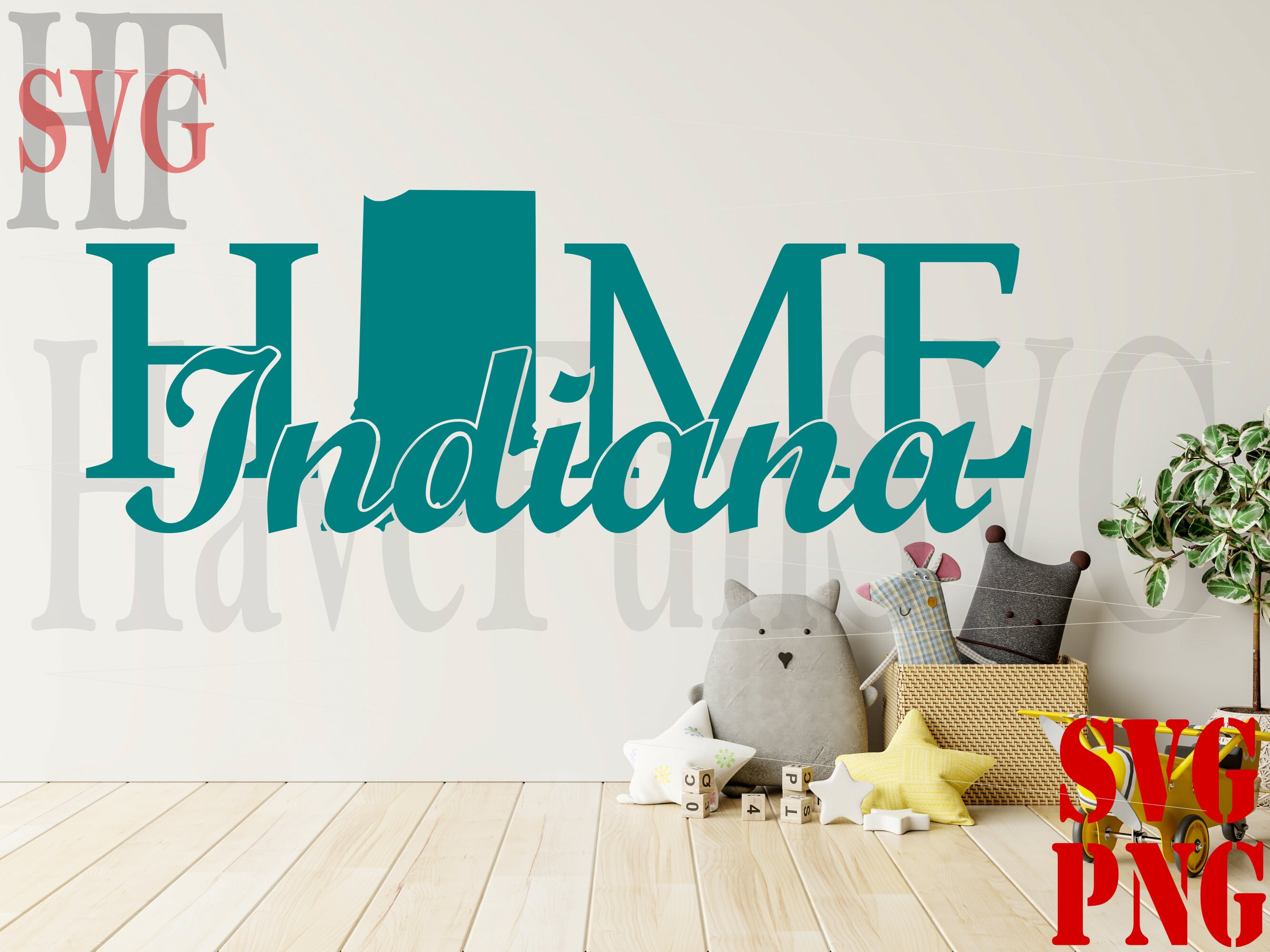 Indiana State USA 10 SVG PNG Instant Download Files Bundle Cricut ...