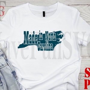 North Carolina State Design Shirt Mug SVG PNG NC Digital Download Files ...