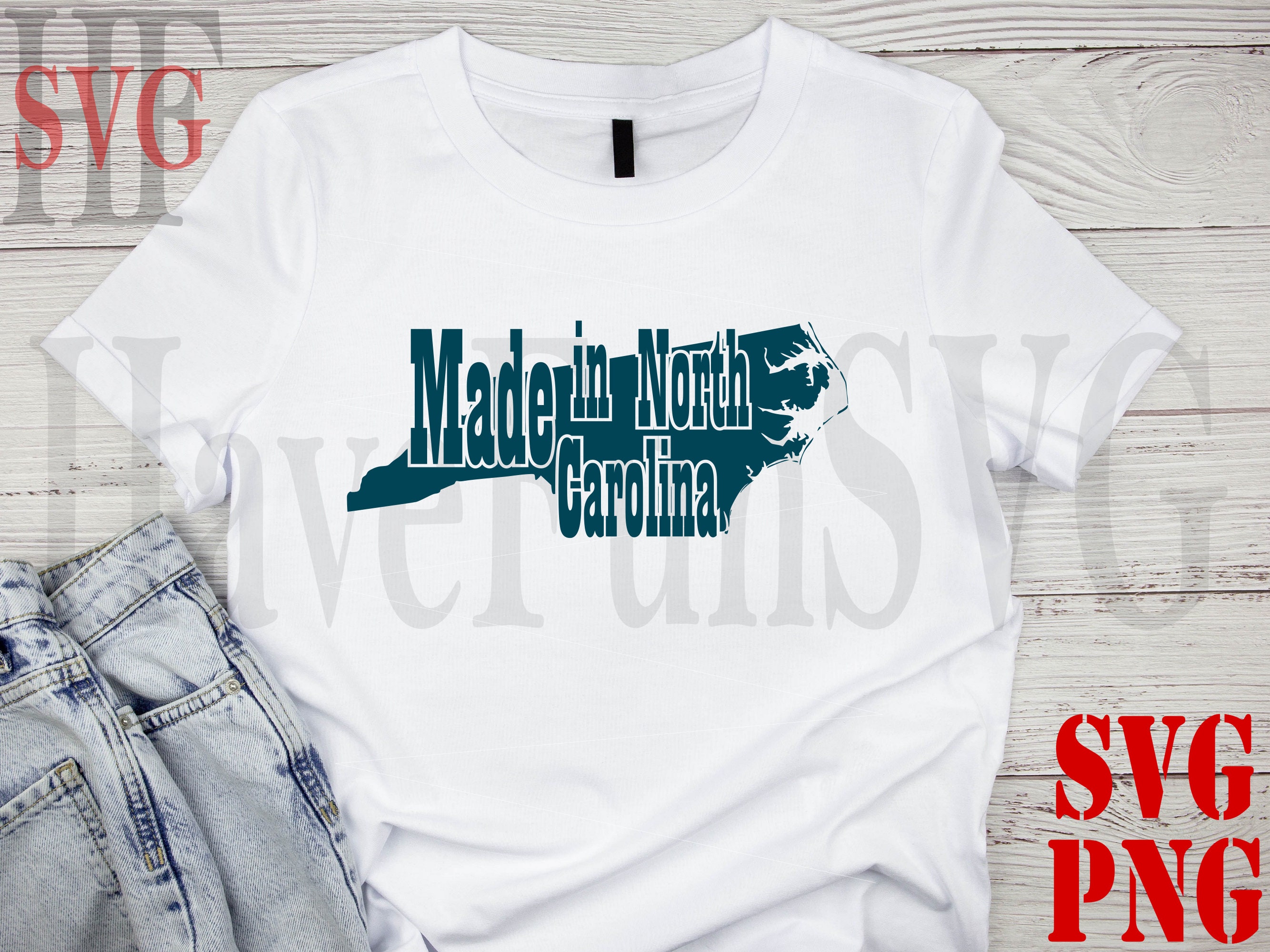 North Carolina State Design Shirt Mug SVG PNG NC Digital - Etsy