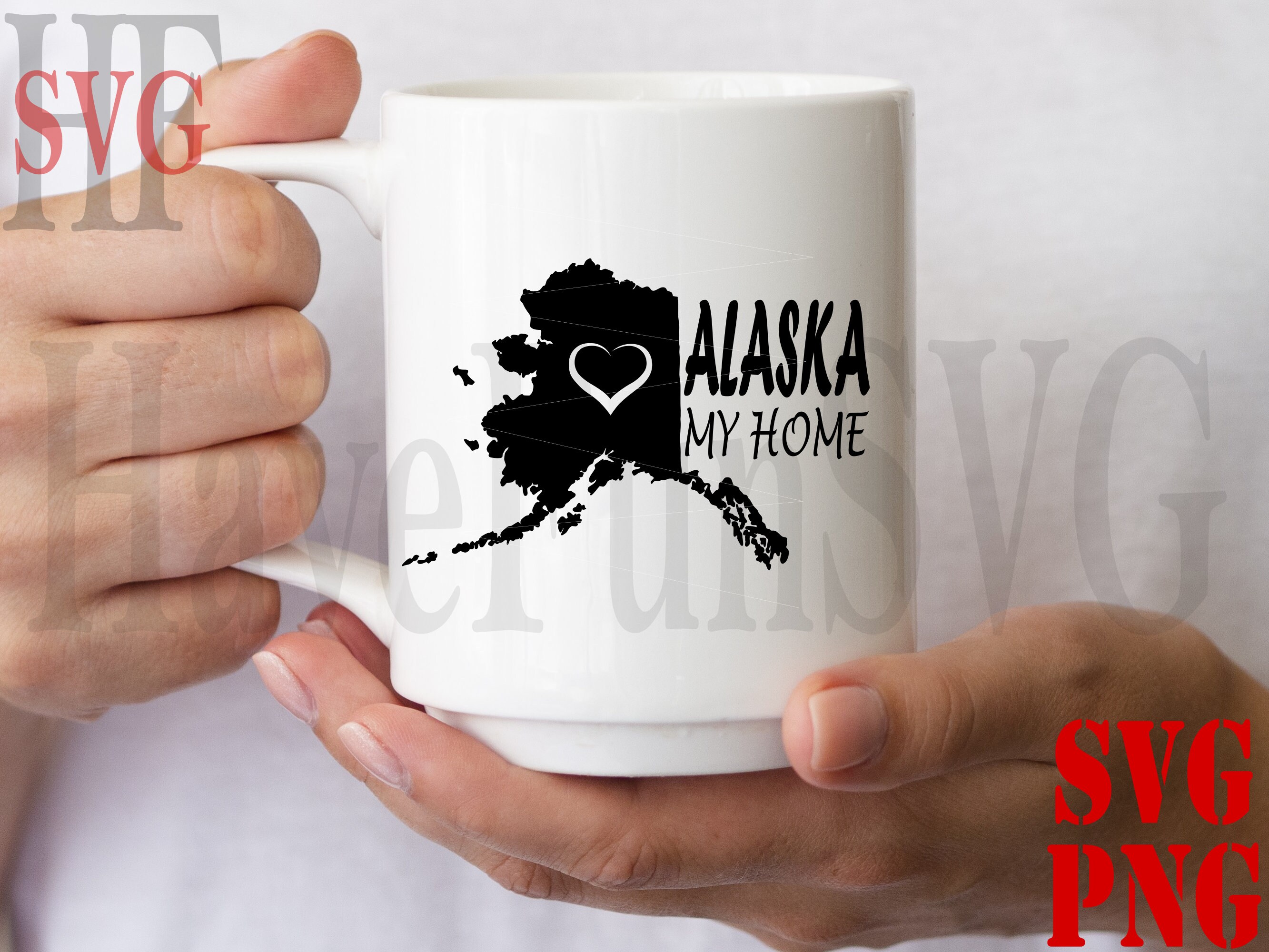 Alaska 10 SVG PNG Instant Download Files Cricut Laser Cut Cutting Logo ...