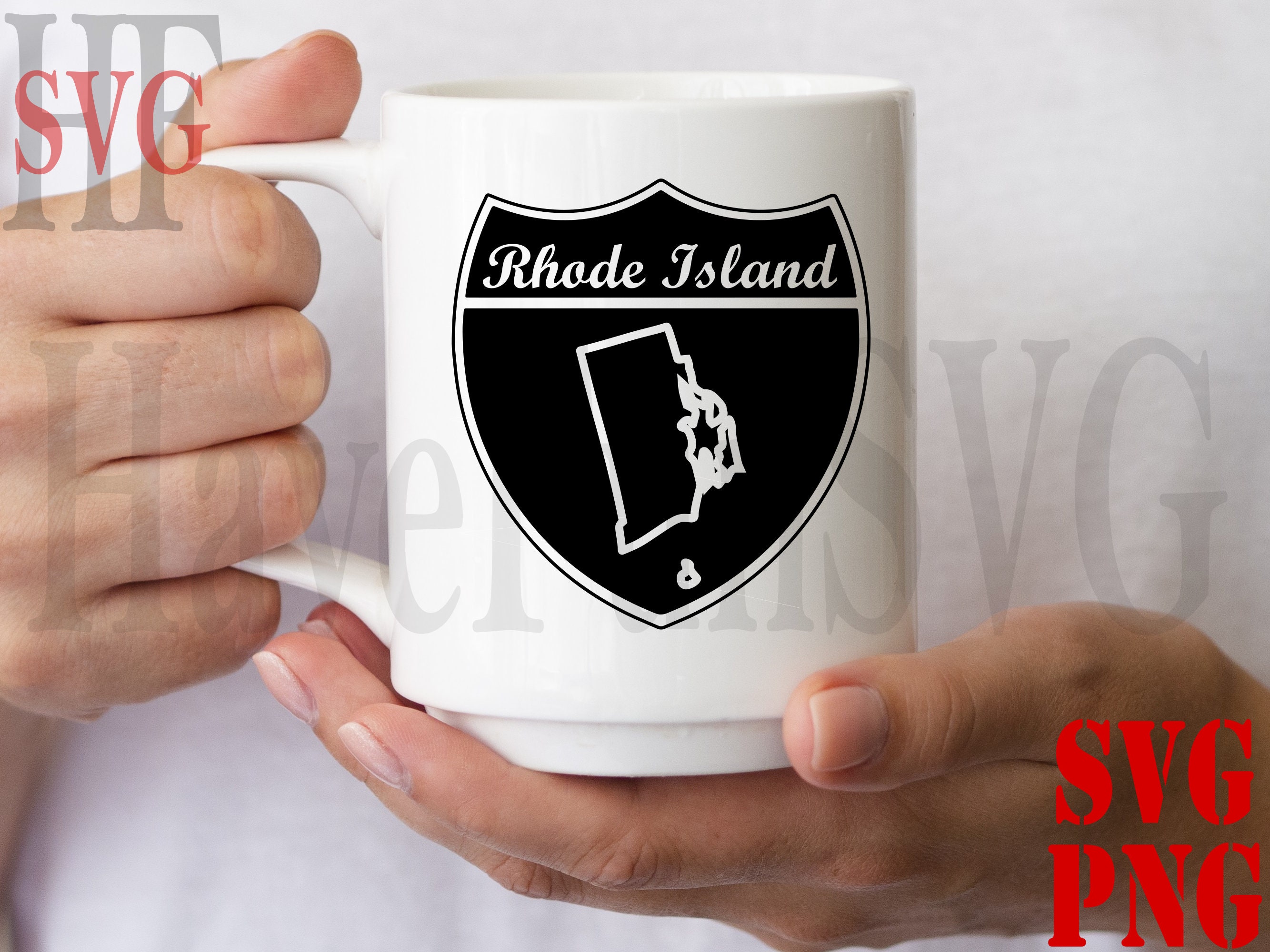 Rhode Island State 30 Vector SVG PNG Files Bundle Digital Design ...