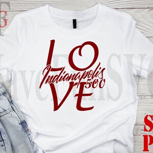 Shirt Design Gift Nascar Indianapolis Indy 500 Mile Race SVG PNG ...