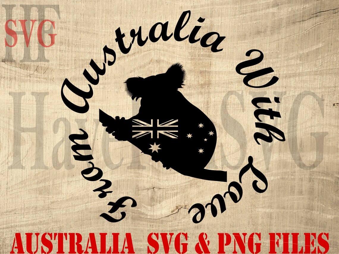 Australia SVG PNG Vector Digital Download Files Shirt Design - Etsy