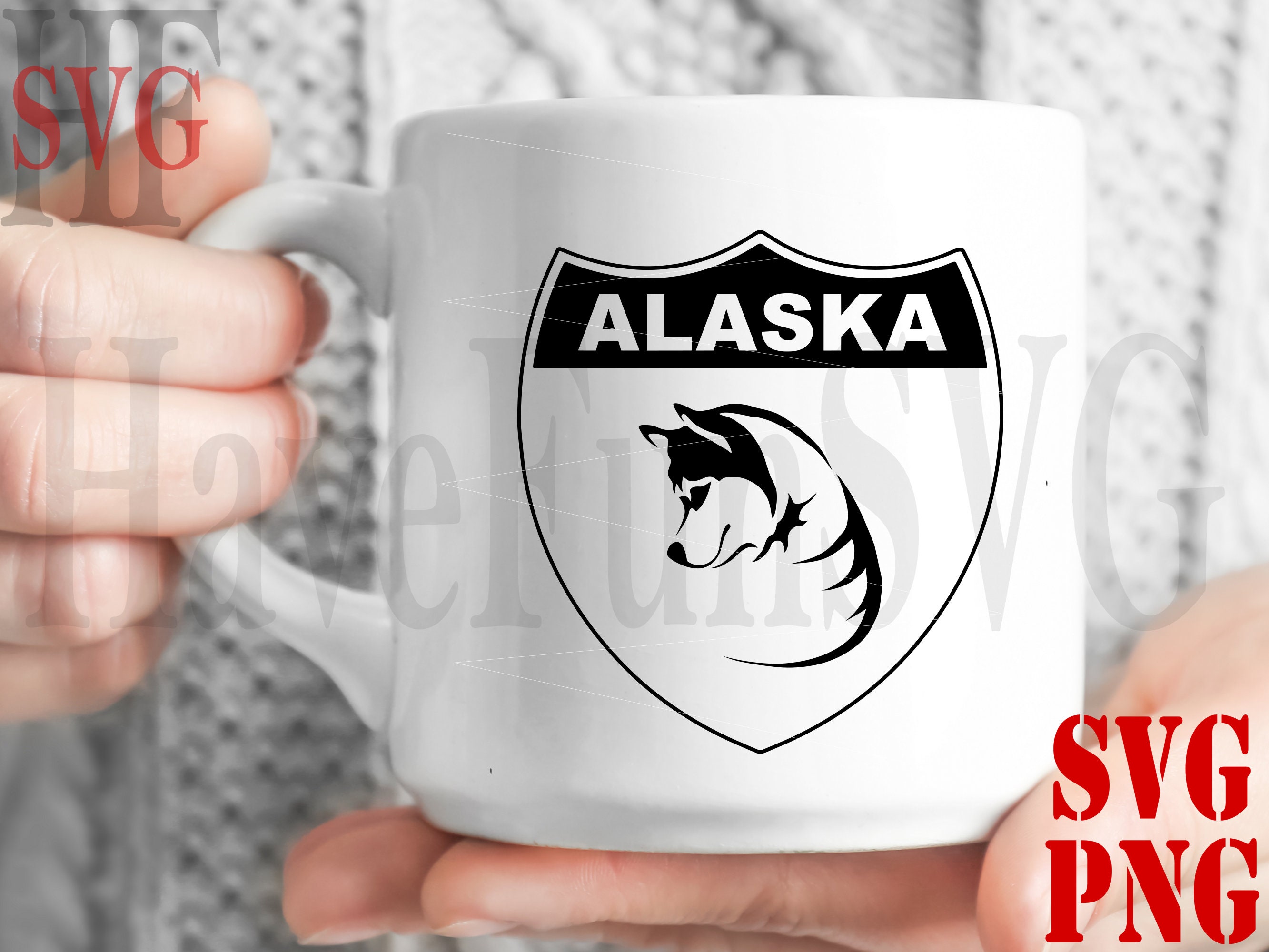 Alaska State SVG PNG Digital Download Files Bundle Cricut Mug - Etsy