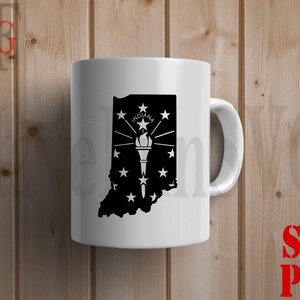 Indiana State USA 10 SVG PNG Instant Download Files Bundle Cricut ...