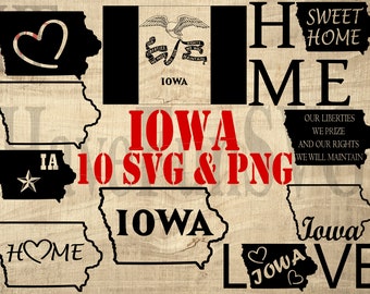 Iowa State Svg | Etsy