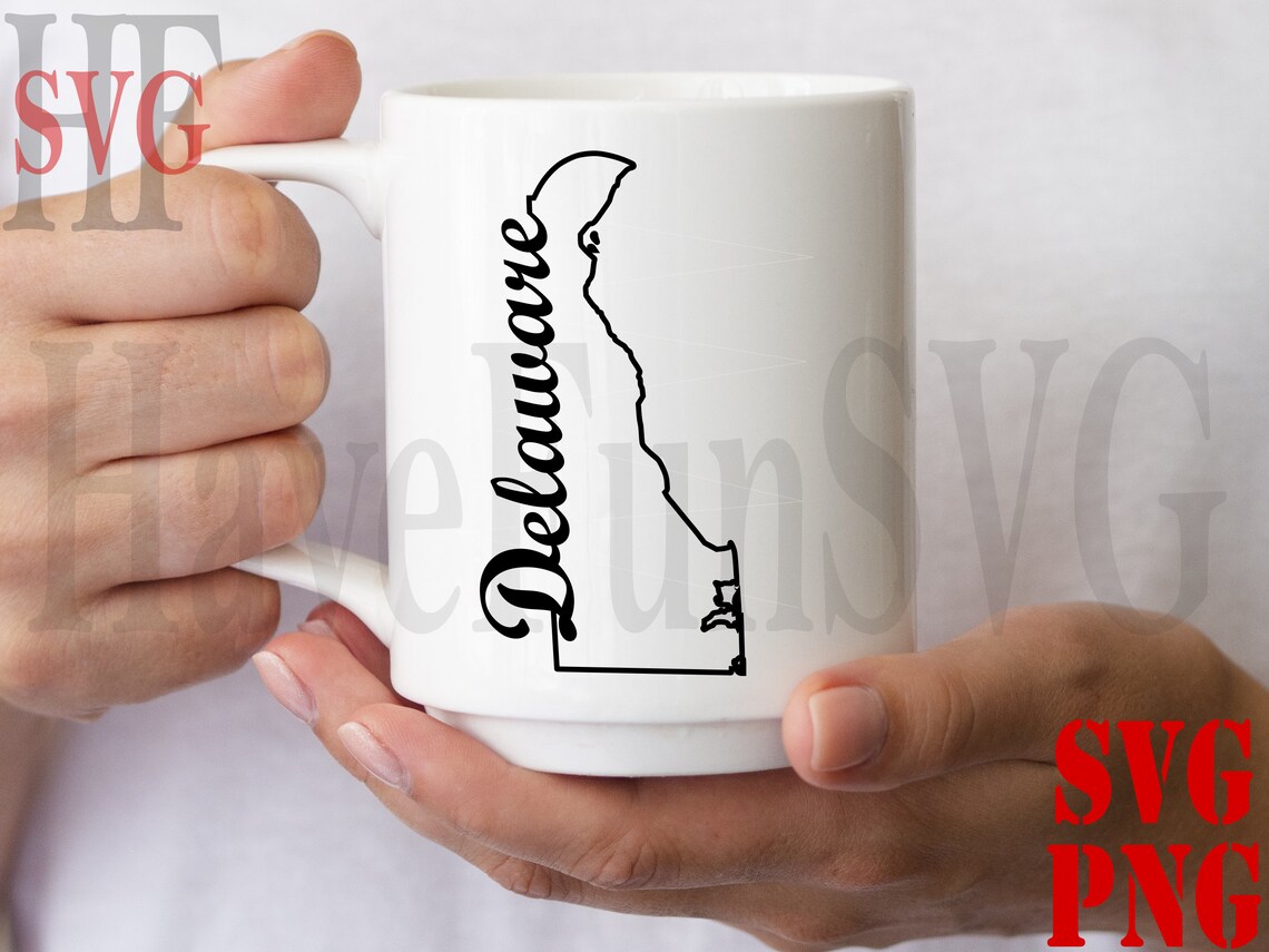 Delaware State 30 SVG PNG Files Bundle Cut Cutting Machine - Etsy