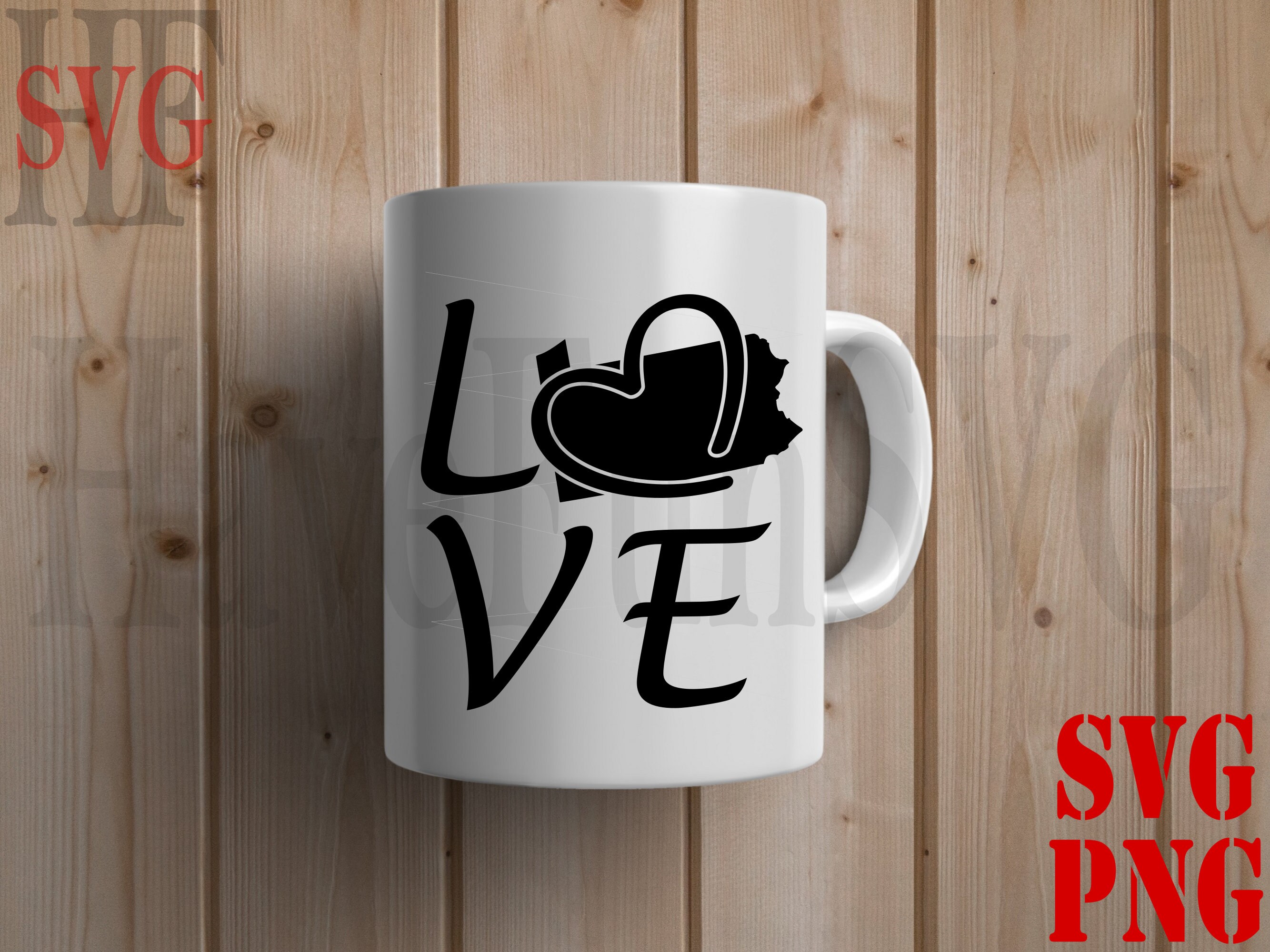 Pennsylvania State Digital Design 10 SVG PNG Vector Files Bundle ...