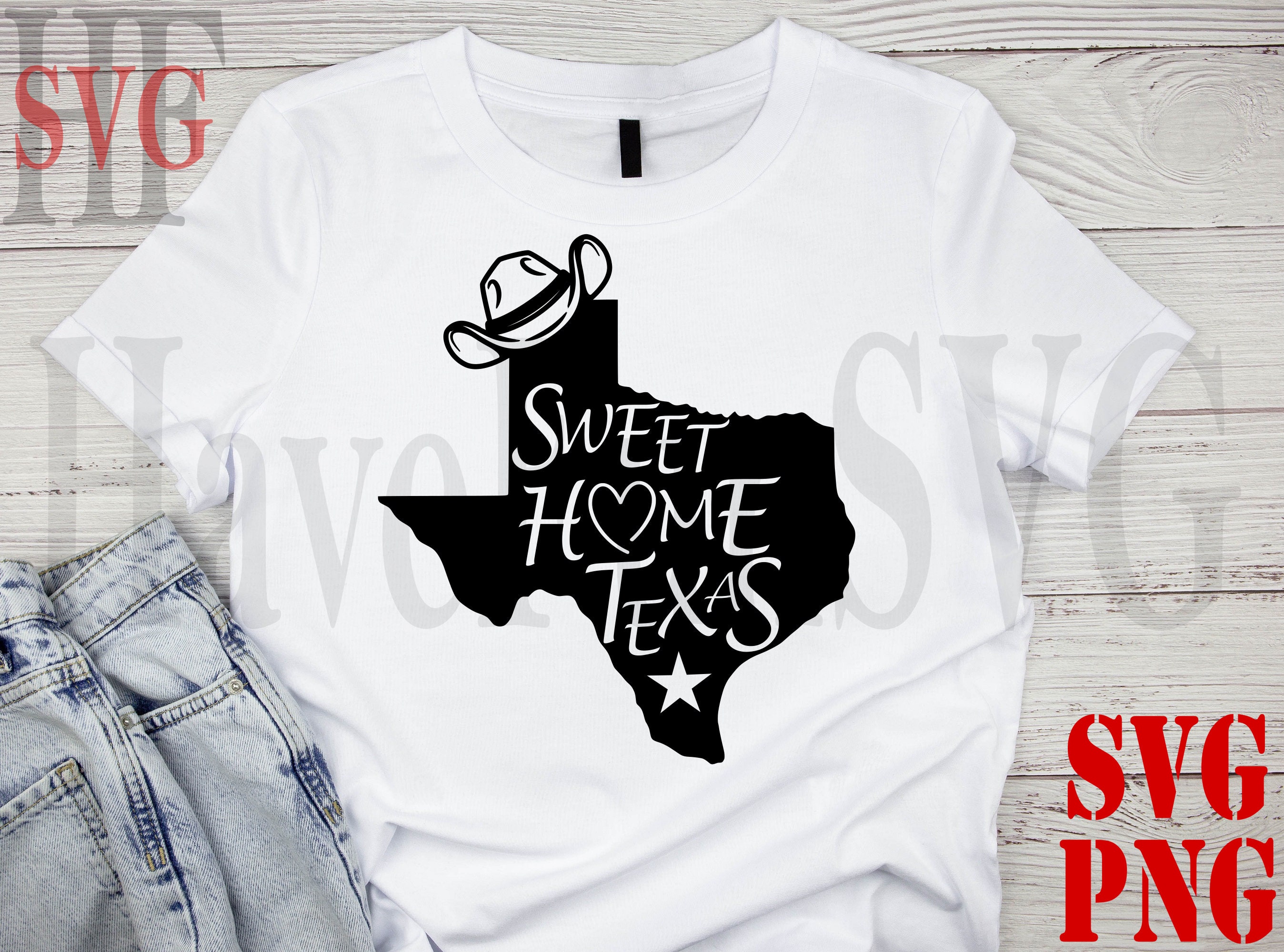 Digital Download Texas State SVG PNG Files Bundle Outline Texan Shape ...