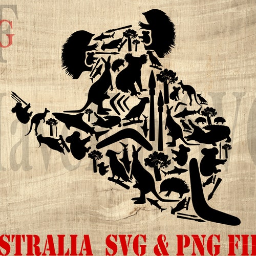 Australia SVG PNG Vector Digital Download Files Shirt Design - Etsy