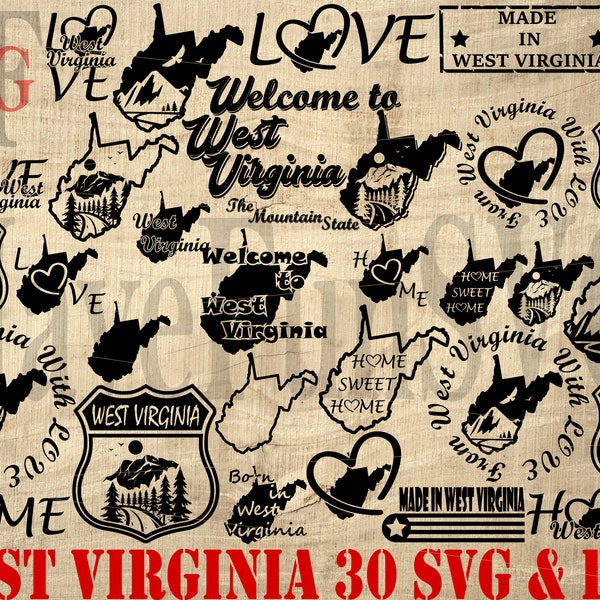 West Virginia - Etsy