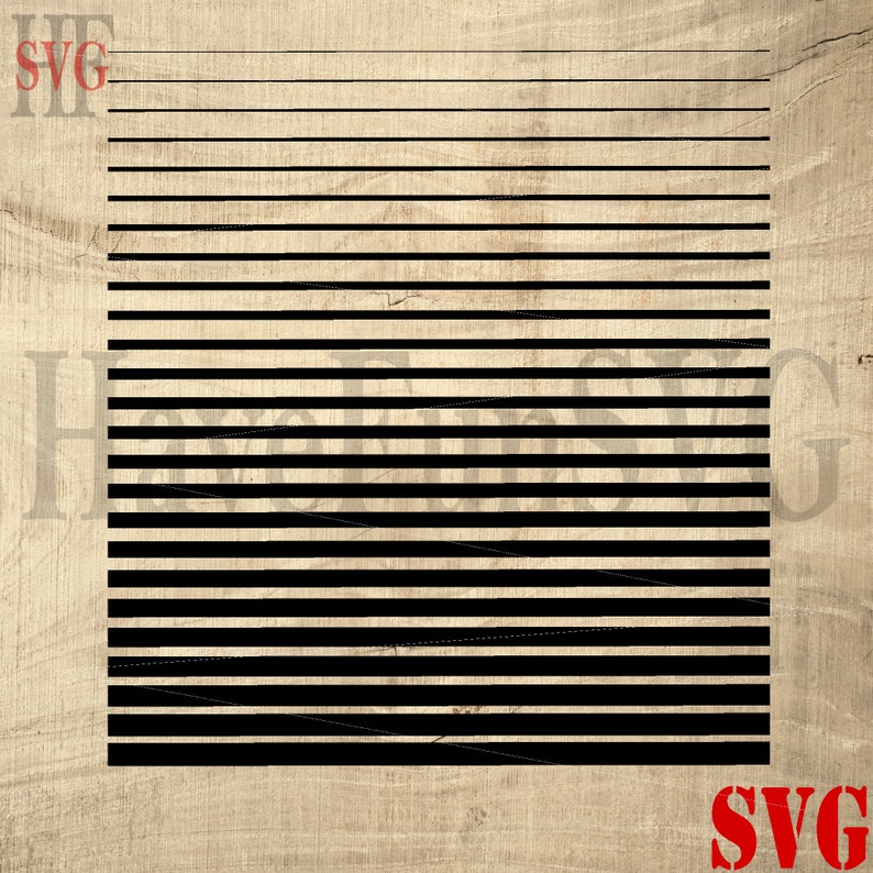 25 Straight Lines SVG PNG: Assorted Thickness Vector (digital Download ...