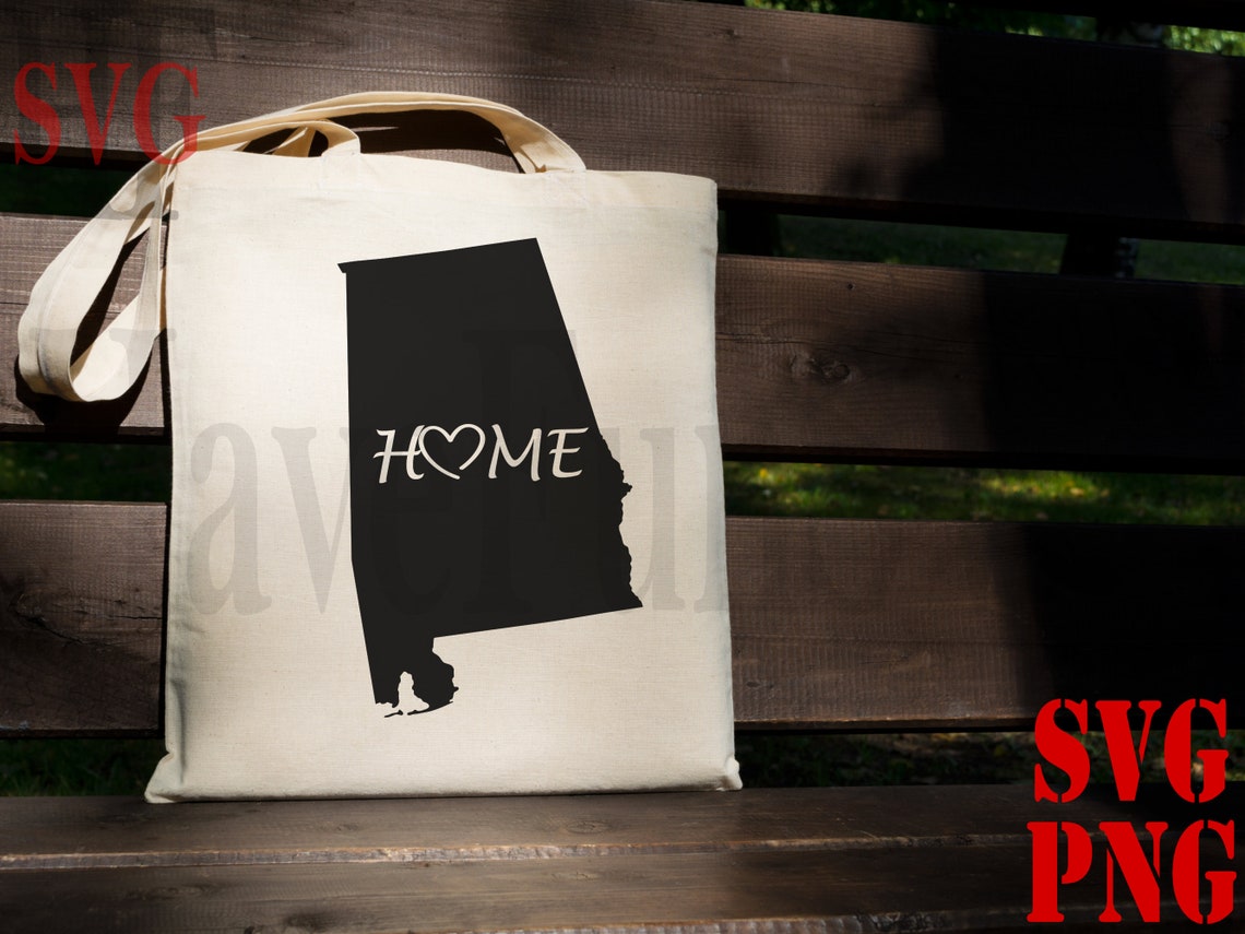 Alabama State SVG PNG Instant Download Files Bundle Cricut - Etsy