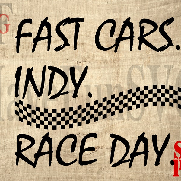 Indycar Svg - Etsy