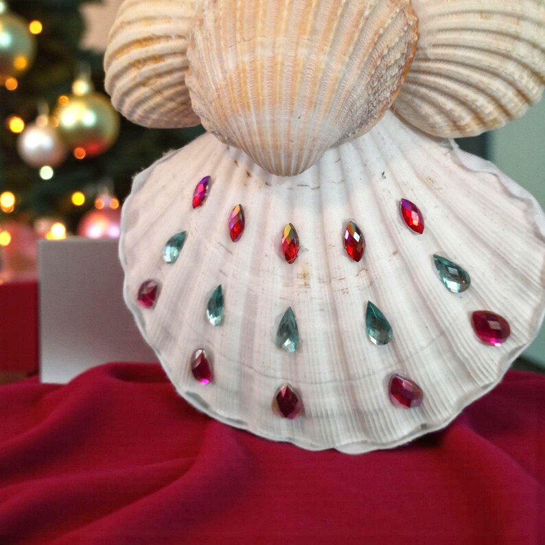 Irish Scallop Shell Angel, Handmade Angelic Unique Wall Hanging ...