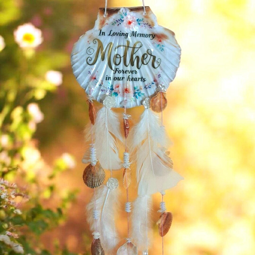 Personalized Memorial Wind Chime: Irish Seashells, Butterflies, 'in ...