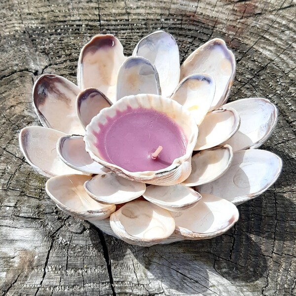 Sea Shell Candle Ring - Etsy
