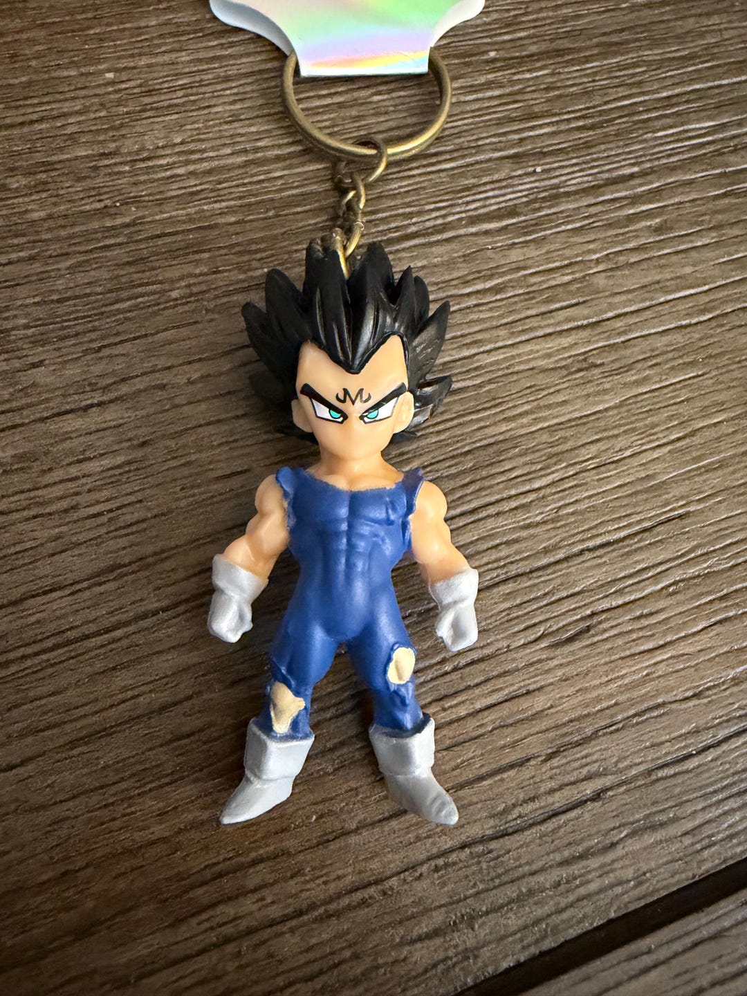 Majin (black Hair) Vegeta Super Saiyan (dragon Ball Z) Keychain - Etsy