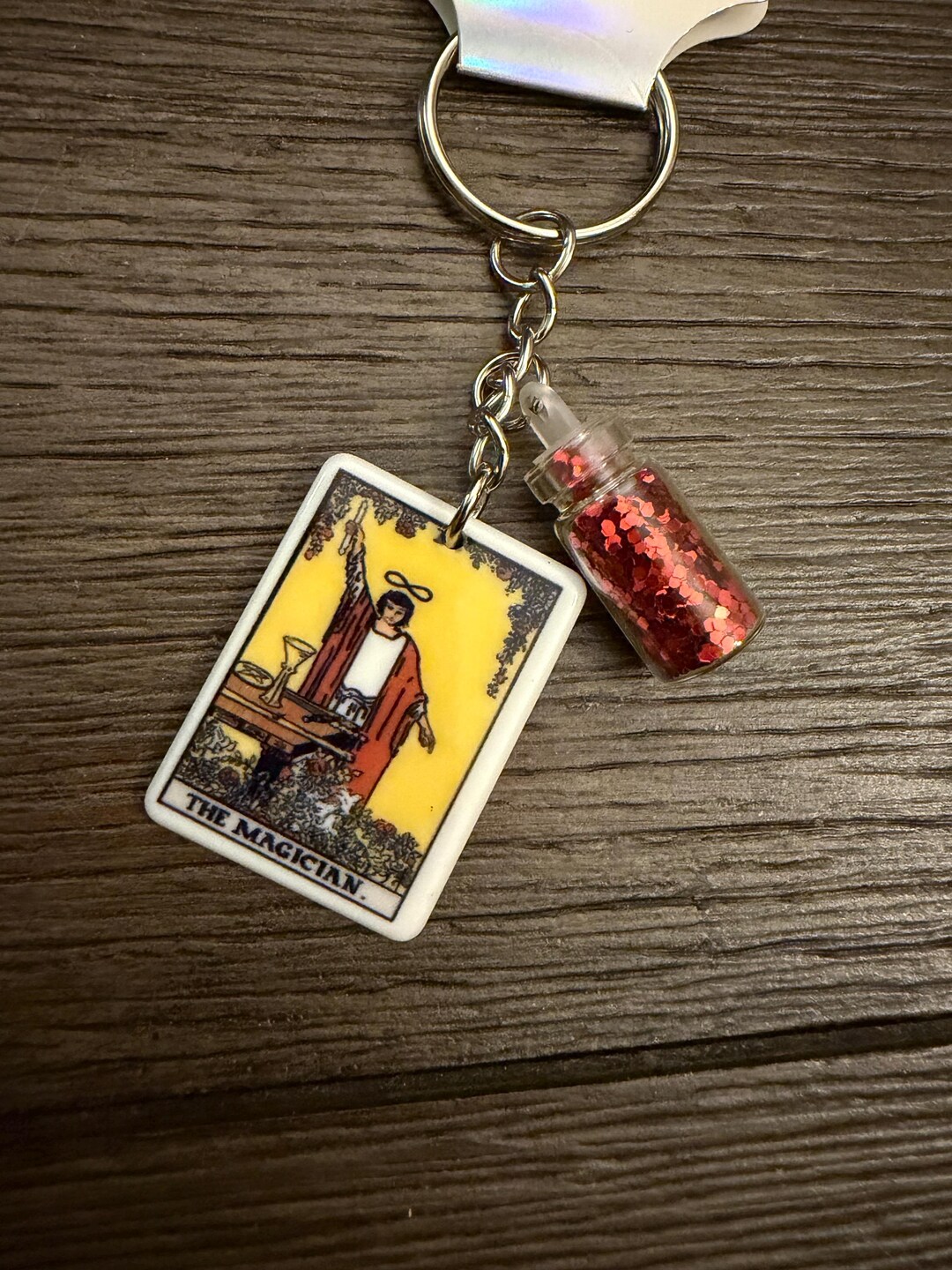 THE MAGICIAN Tarot Keychain - Etsy