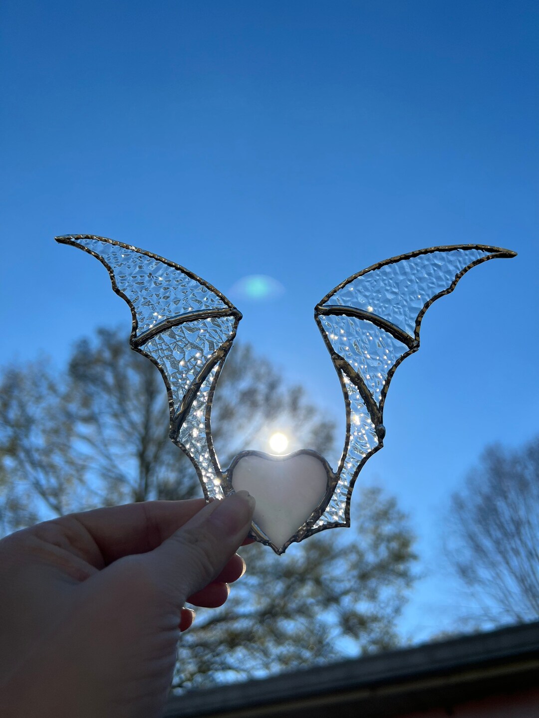 Bat Winged Heart - Etsy