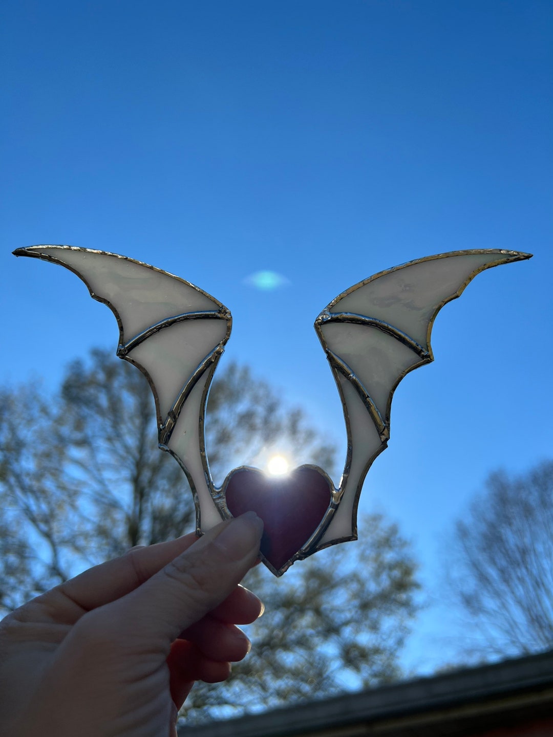 Bat Winged Heart - Etsy