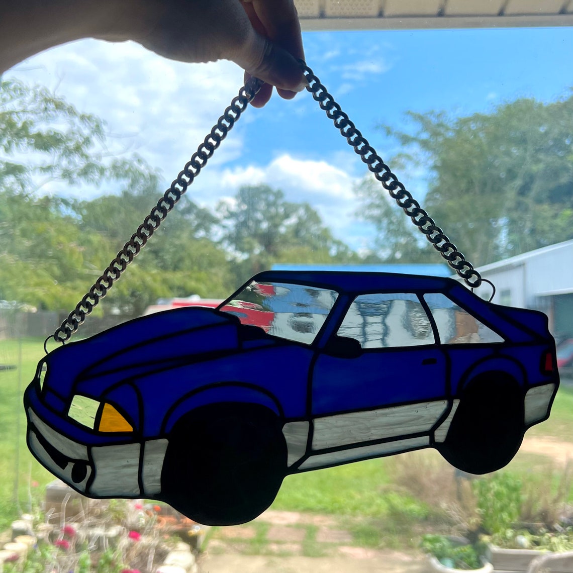 Foxbody Mustang Stained Glass - Etsy