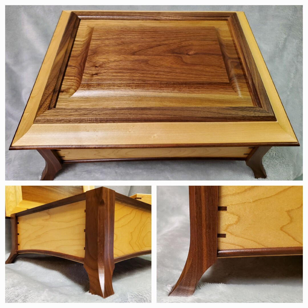 Exquisite Handmade Heirloom Quality Walnut and Maple Handcrafted ...
