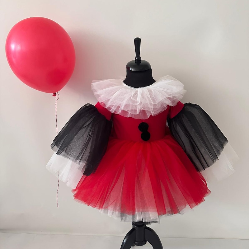 Scary Clown Costume Girls - Etsy
