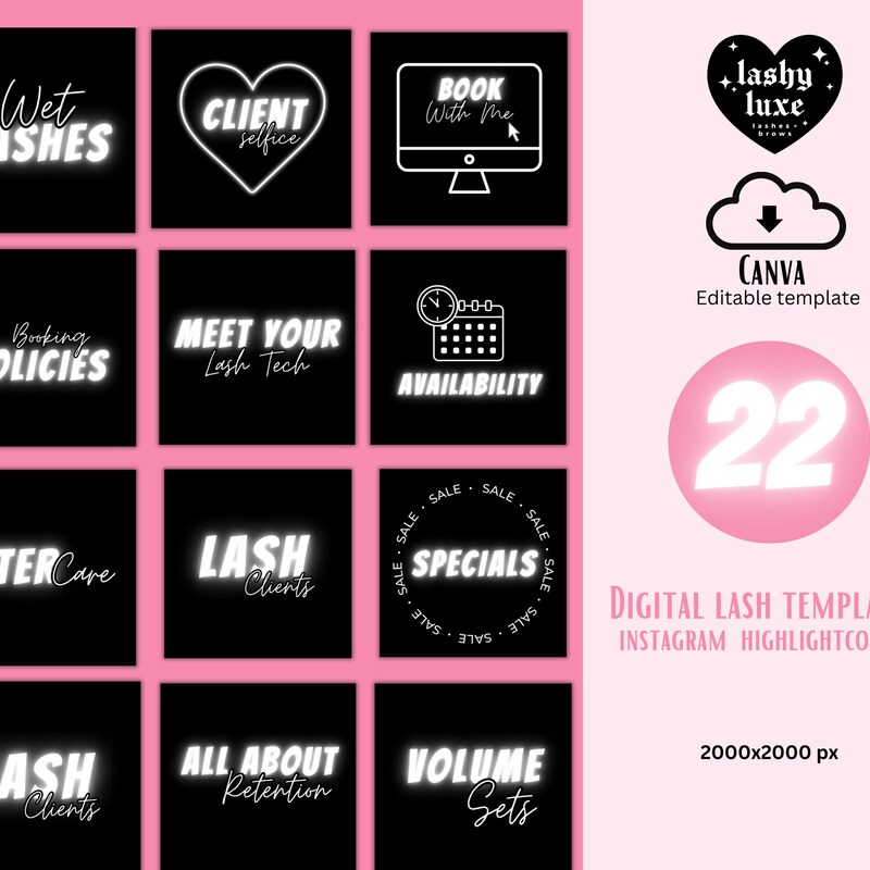 Highlight Covers - Etsy