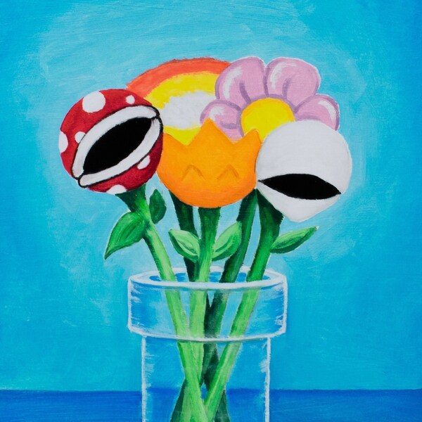 Mario vuurbloem - Etsy Nederland