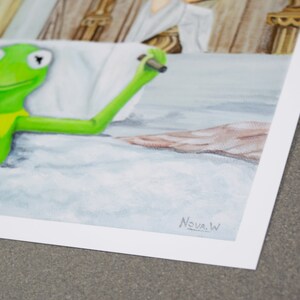 Kermit the Frog Scarface the Muppets Oil Painting Print | Etsy